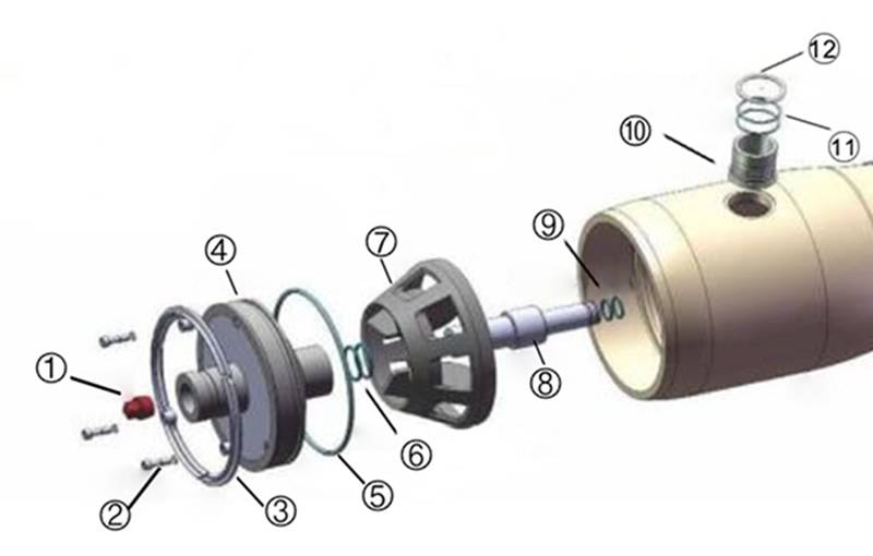 Aowy 8" FRP Membrane Housing for Reverse Osmosis Membrane Elements